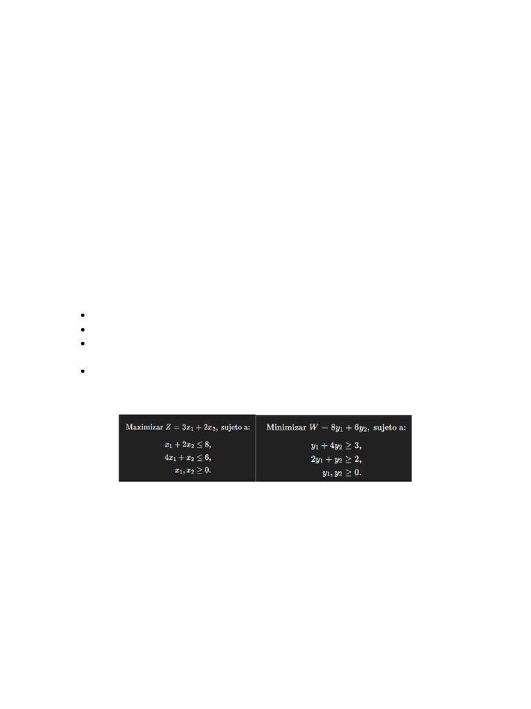 Teoría de La Dualidad | PDF | Optimización Matemática | Programación lineal