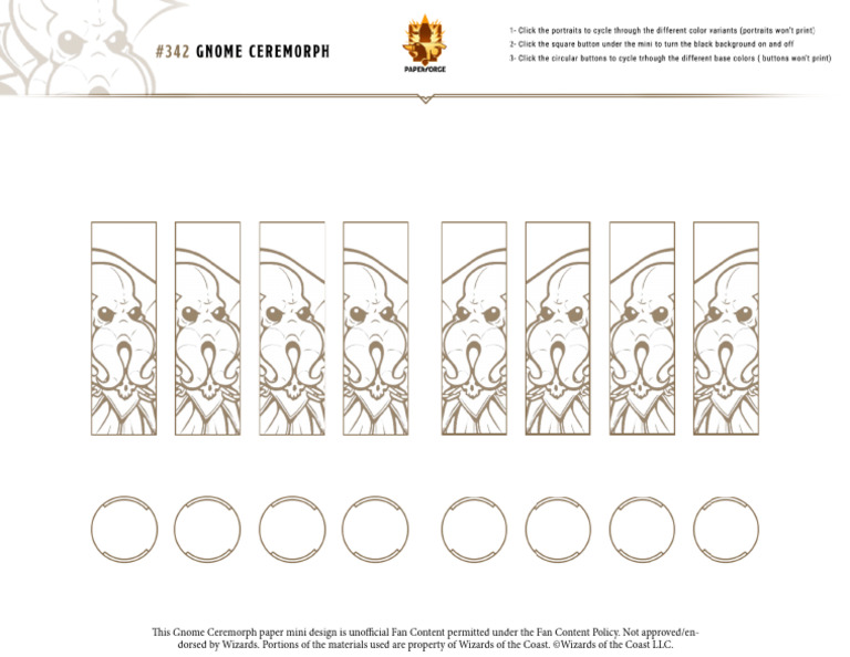 PaperForge342 GnomeCeremorph Free | PDF