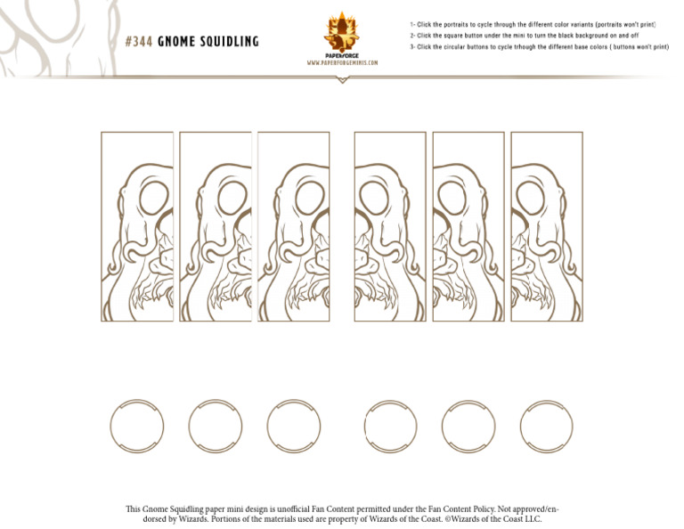 PaperForge344 GnomeSquidling Free | PDF
