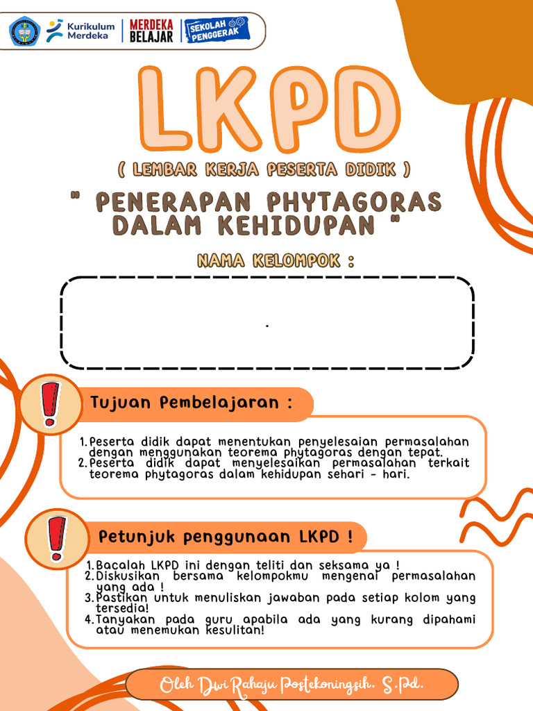 LKPD Phytagoras 3 | PDF