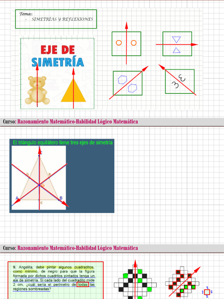 Clase - Simetrias y Reflexiones | PDF