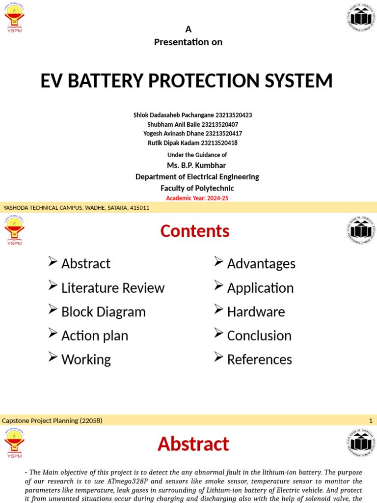 CPP Project | PDF | Electric Vehicle | Sensor