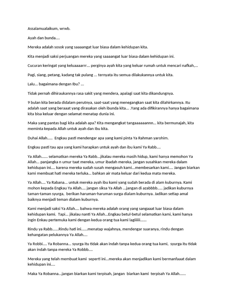 Puisi Ayah Ibu 2 | PDF