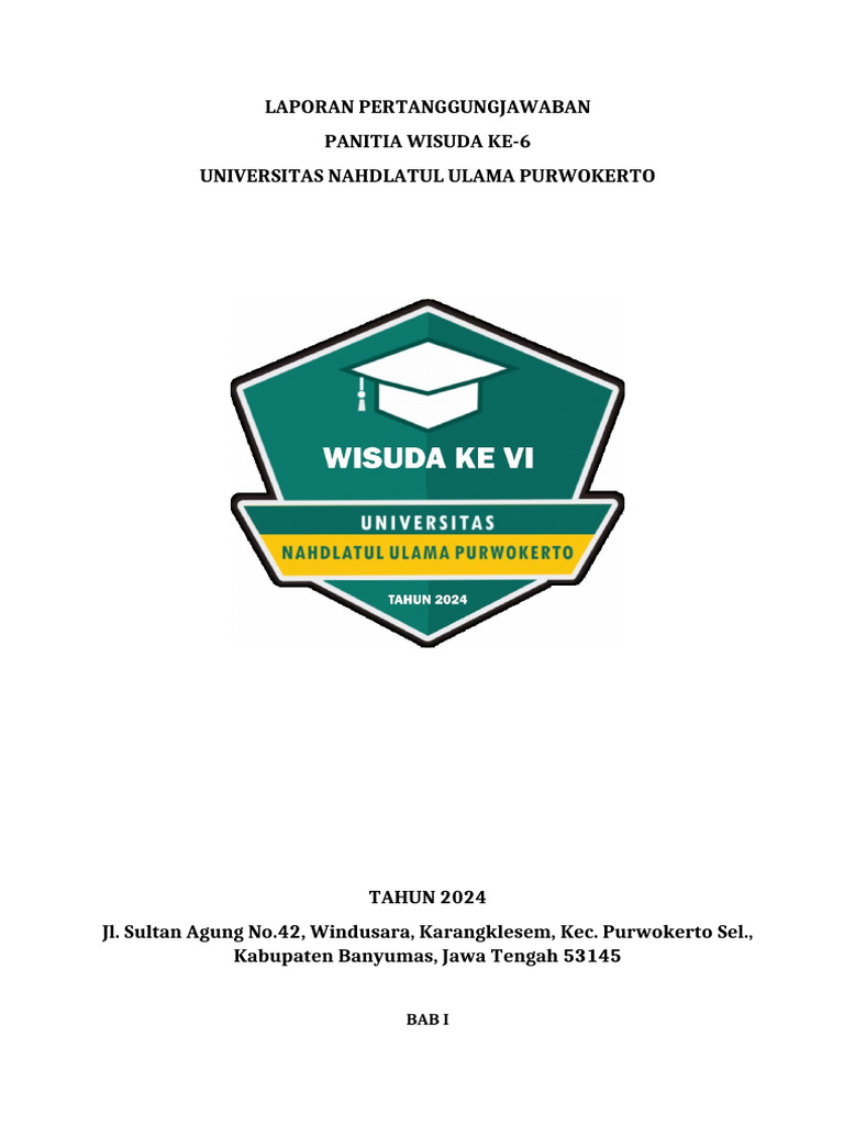 LPJ WISUDA Ke-6 UNU PWT | PDF