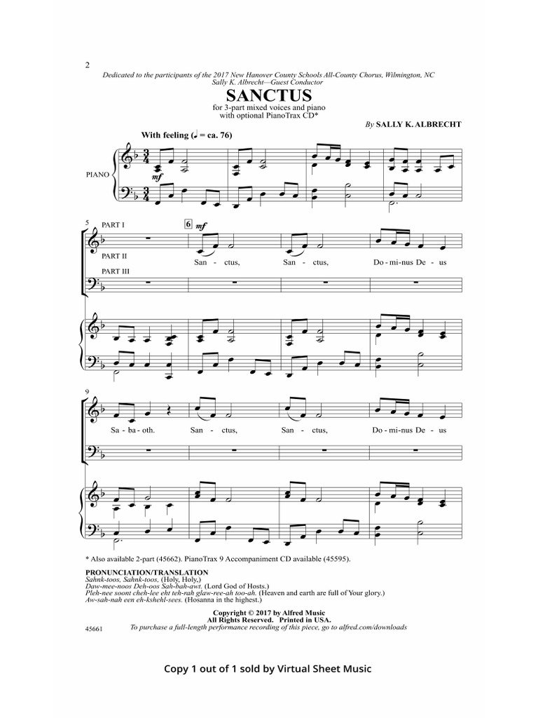 Sanctus | PDF