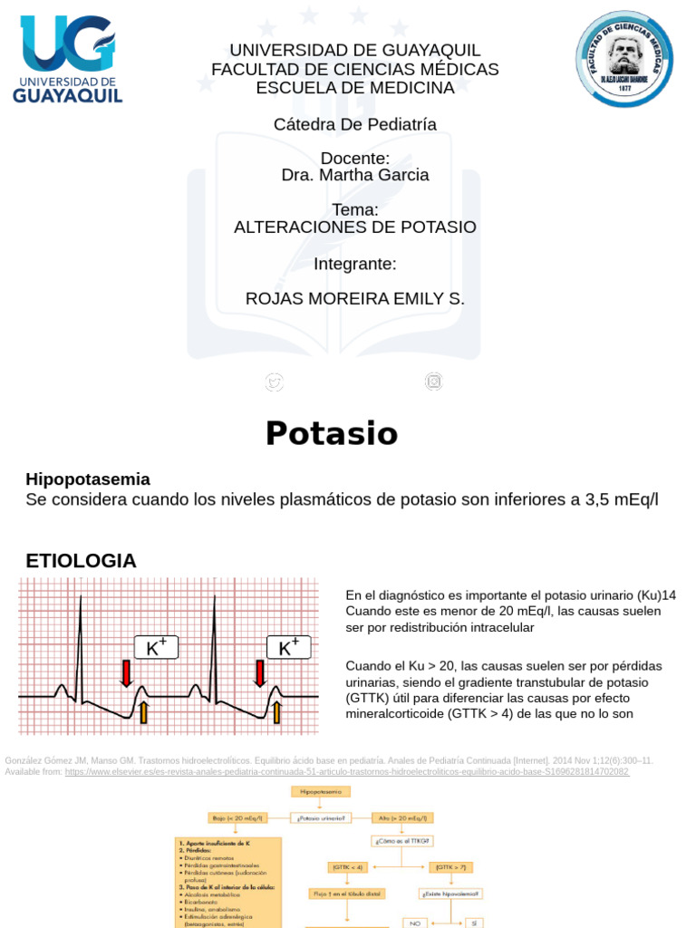 POTASIO | PDF | Potasio | Química