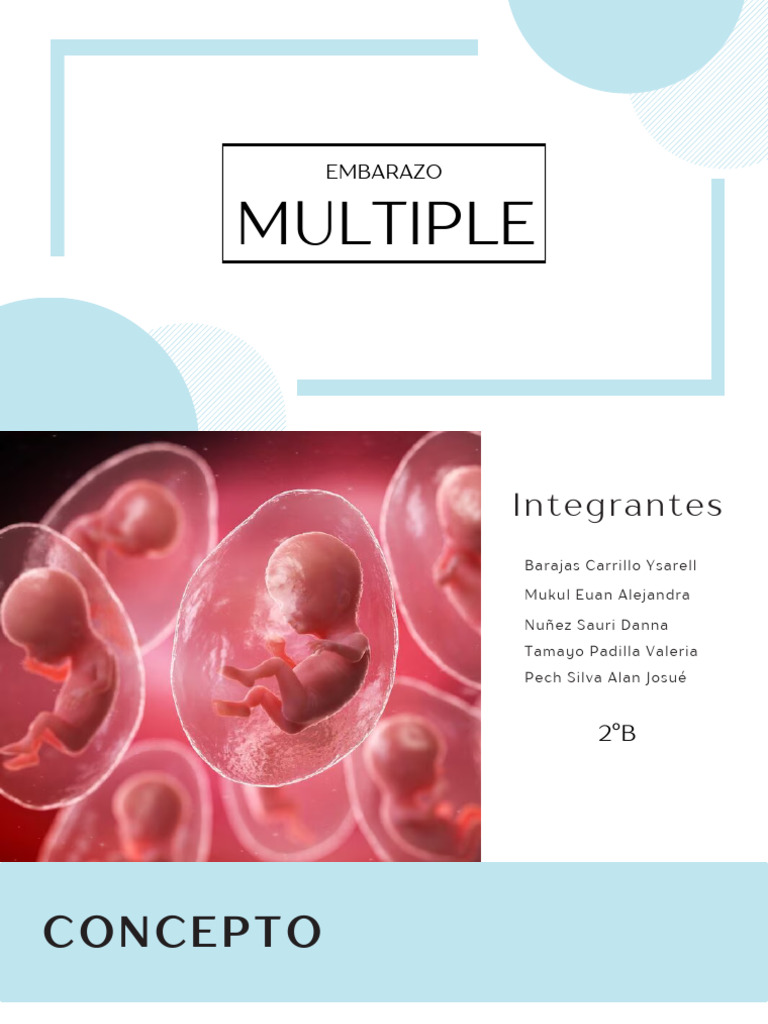 Embarazo Multiple | PDF | El embarazo | Nacimientos Múltiples