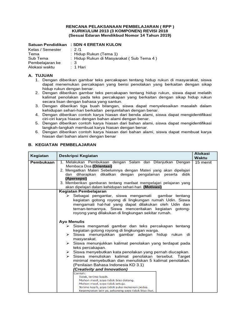 2.1.4.3 - RPP Revisi Terbaru - WWW - Kherysuryawan.id | PDF