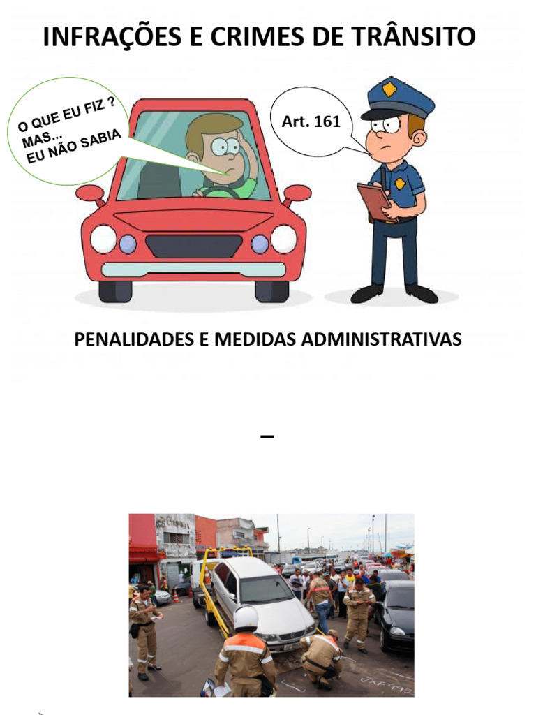Infrações e Crimes de Trânsito: Penalidades | PDF | Tráfego | Homicídio
