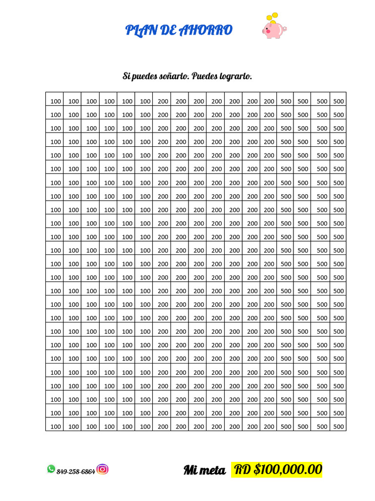 Plan de Ahorro 100,000.00 | PDF