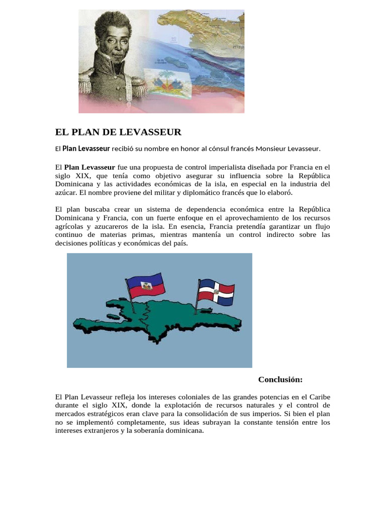 Plan-De-Levasseur Roberto Cassa Historia Social Dominicana | PDF ...