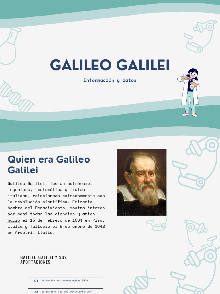 Presentacion de Galileo Galilei | PDF