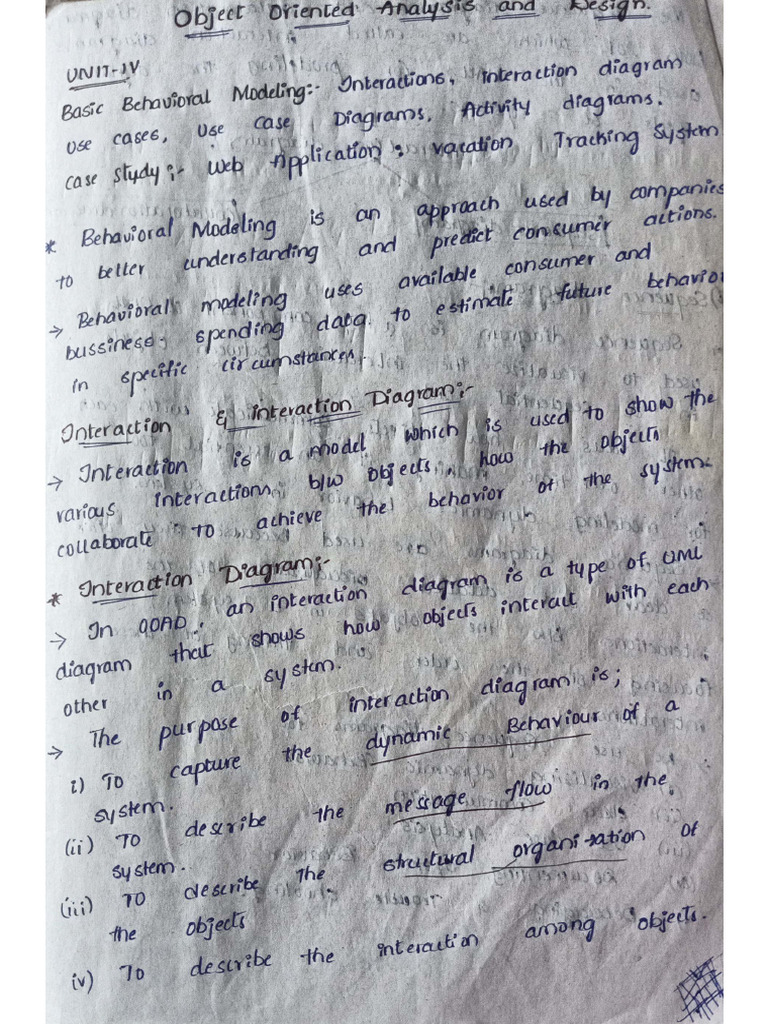 OOAD Full Document With Case Studies | PDF