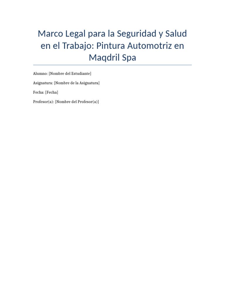 Marco Legal Seguridad No Logo | PDF | Seguridad y salud ocupacional ...