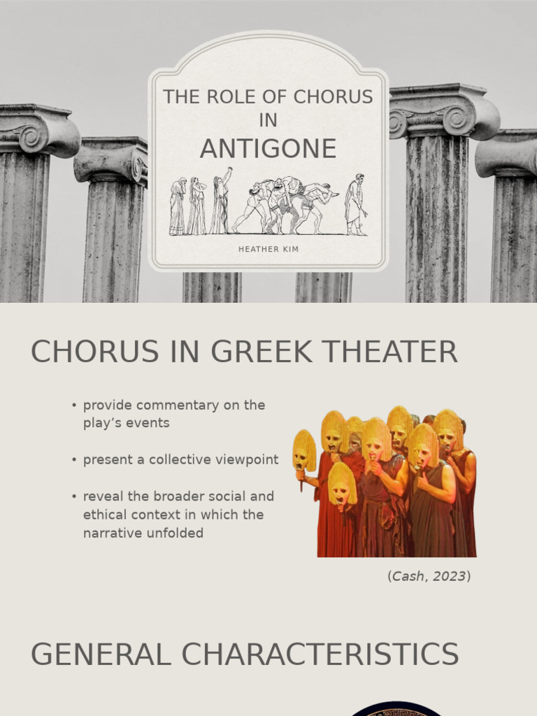 The Role of CHORUS in ANTIGONE | PDF