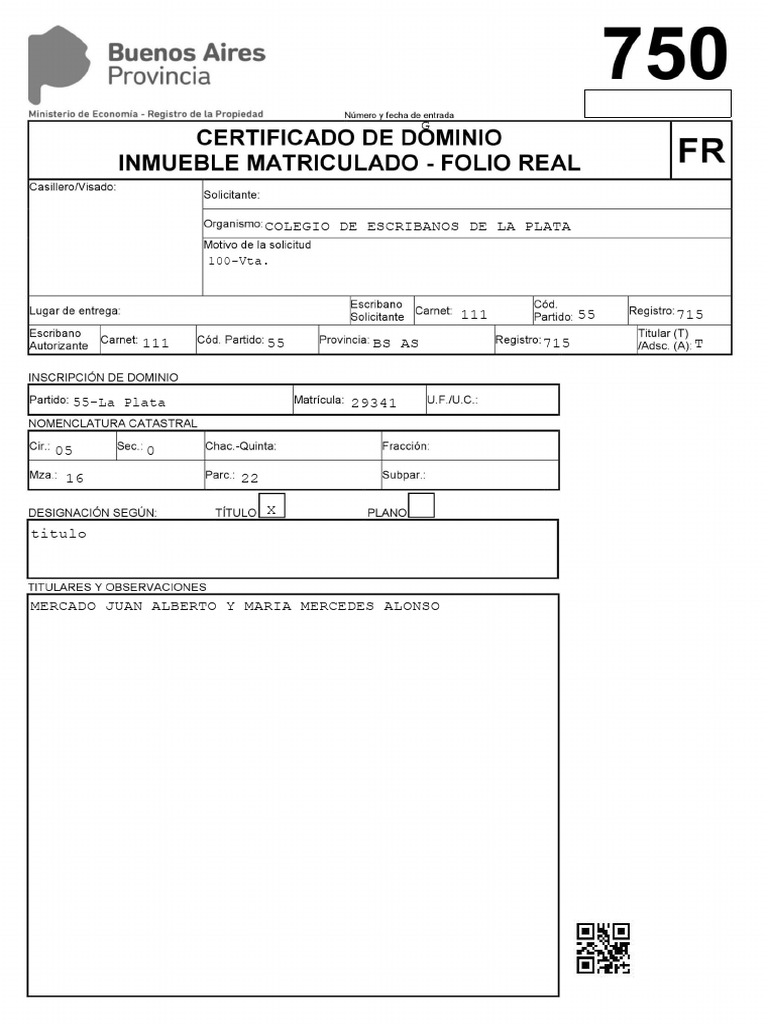 Certificado de Dominio B | PDF