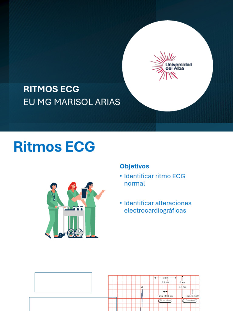 Ritmos Ecg Udalba | PDF | Electrocardiografia | Fisiología Cardiovascular