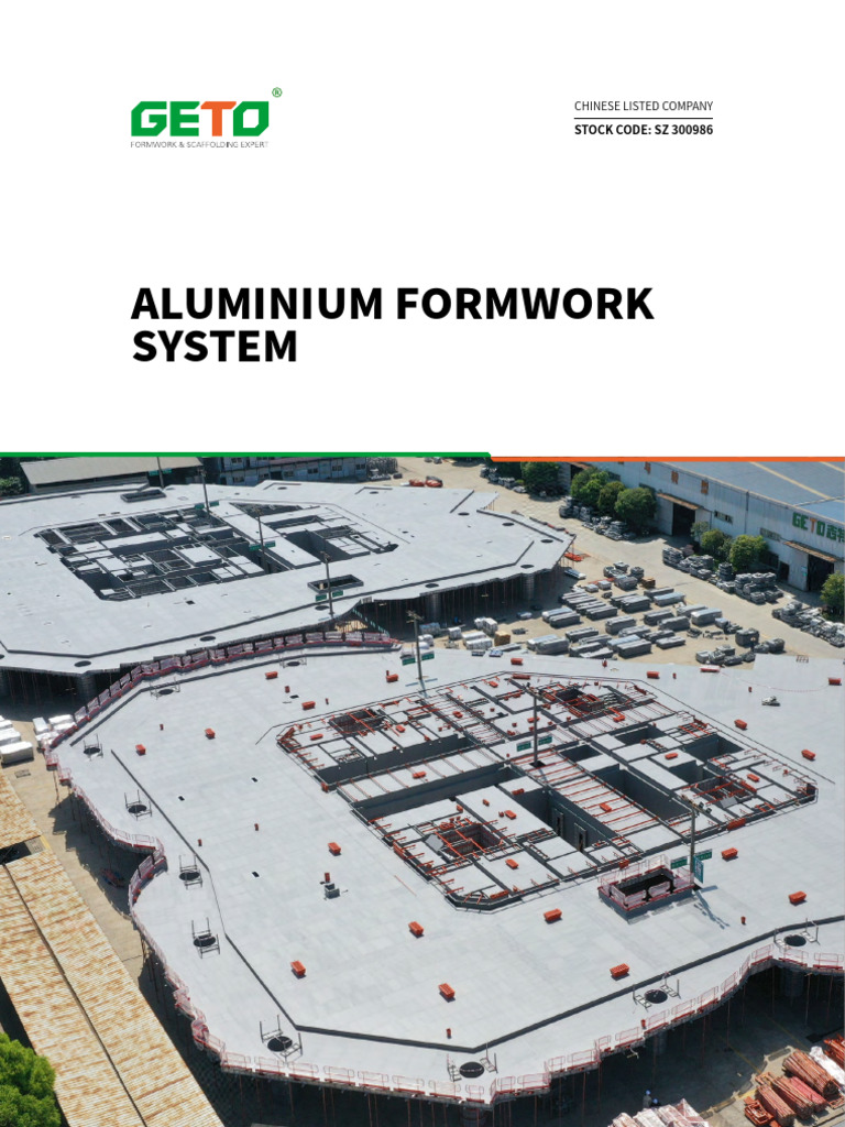 GETO Aluminium Formwork System | PDF | Welding | Construction