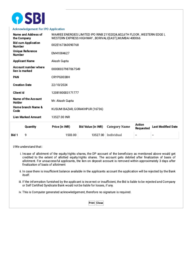 Waree IPO | PDF