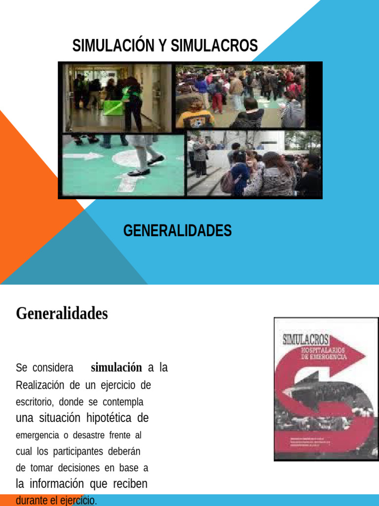 Simulaciones y Simulacros | PDF | Simulación
