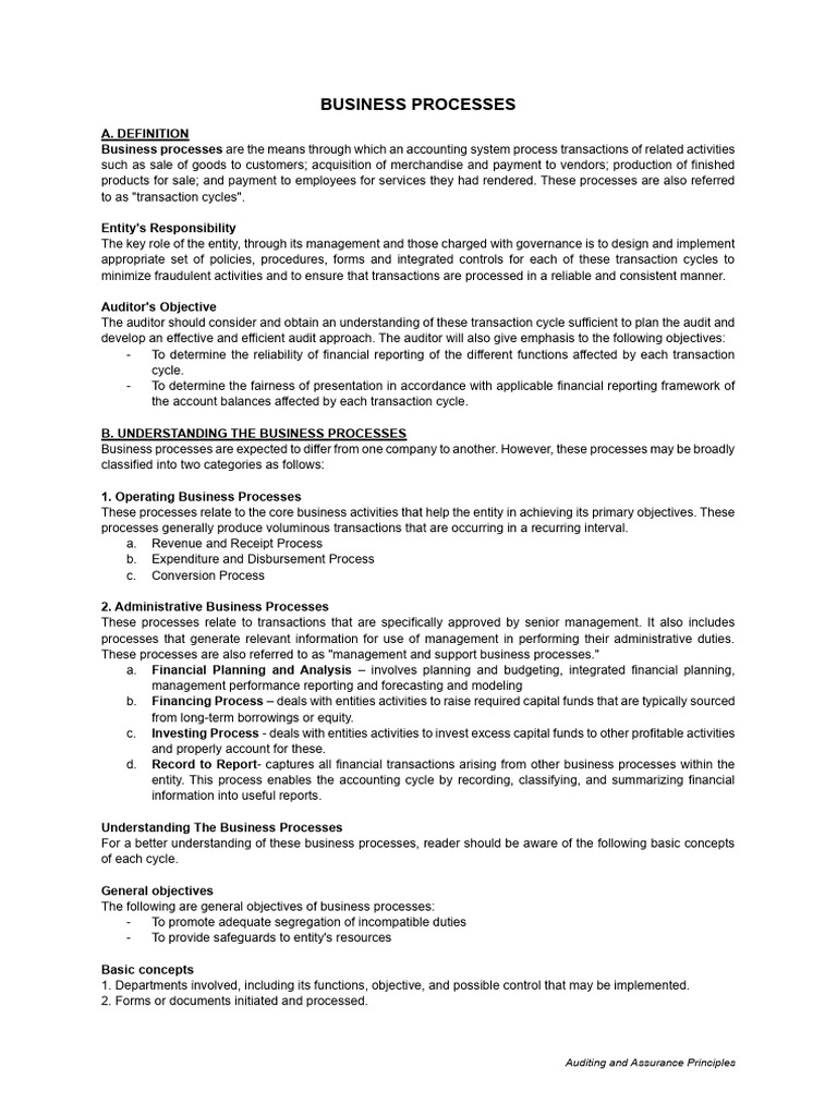 Business Processes | PDF | Payroll | Accounts Payable