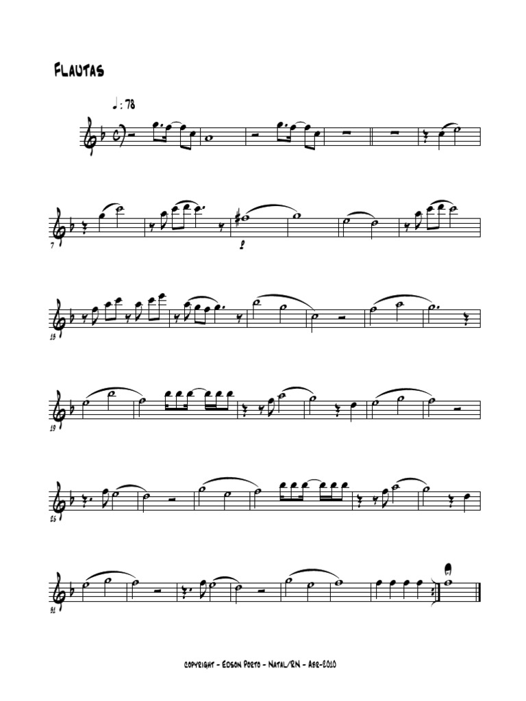 Minha Gratidão - Conj - Senhoras - F - Flautas | PDF