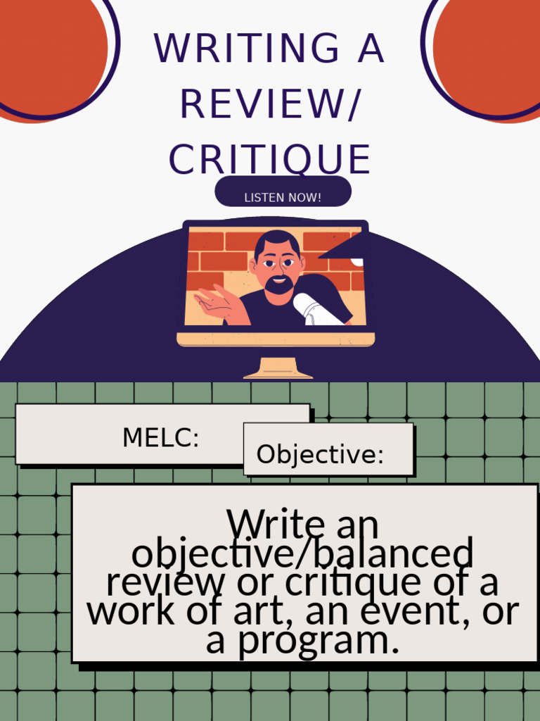 Guidelines in Writing Critique | PDF | Cognition | Human Communication
