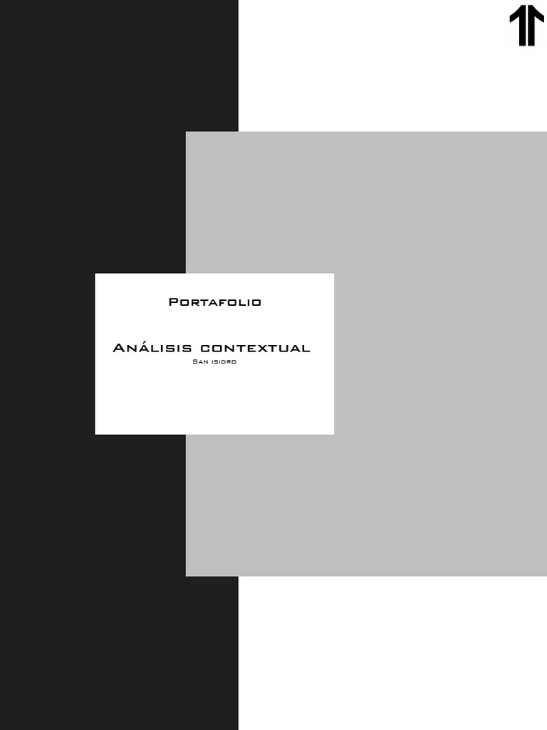 1 PORTAFOLIO ANALISIS CONTEXTUAL San Isidro Peru | PDF