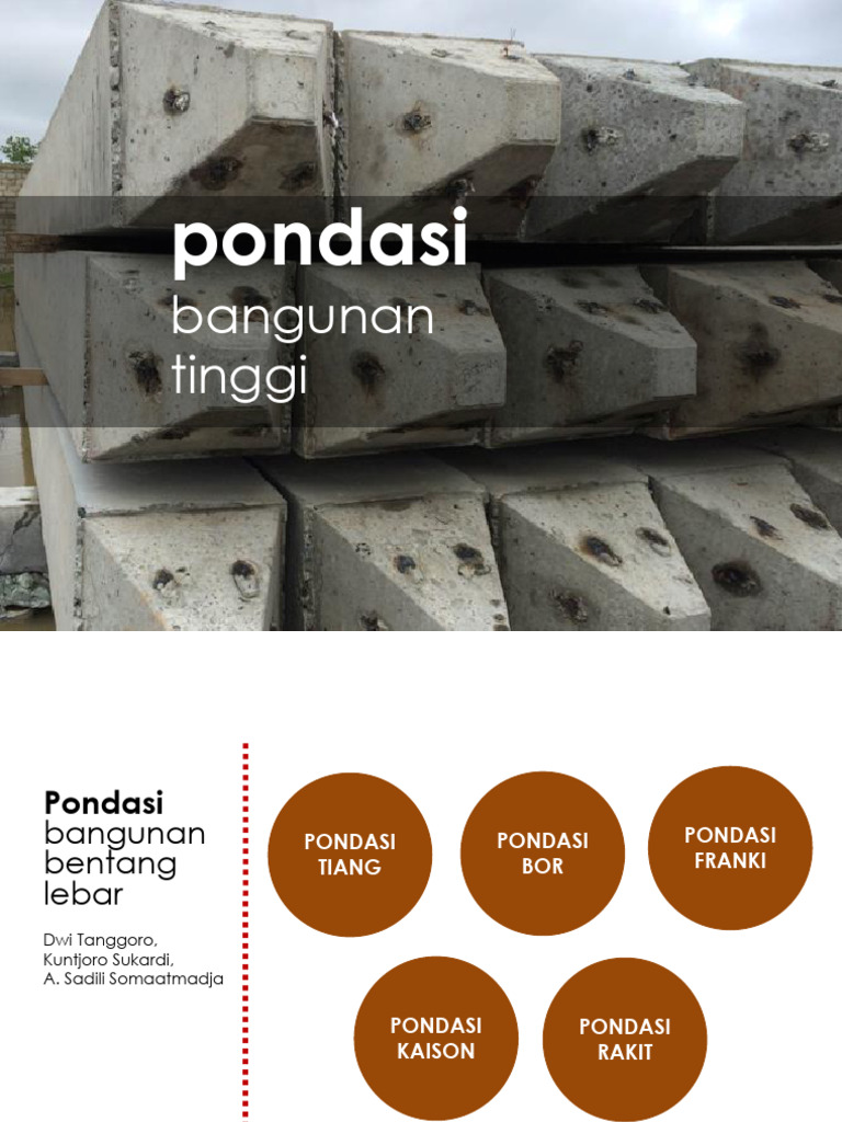 Jenis-jenis Pondasi untuk Bangunan Tinggi | PDF | Seni