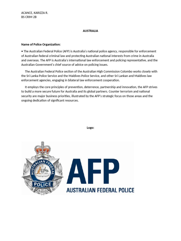 AFP.lea2 | PDF | Police | Inspector