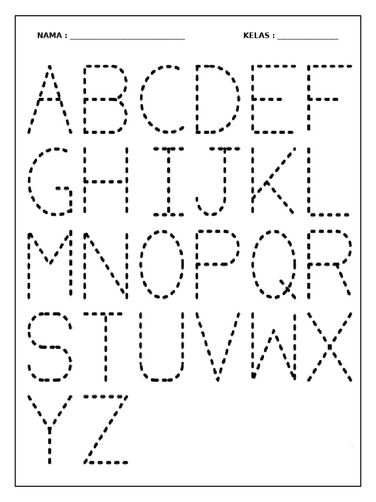 Lembaran Abjad | PDF