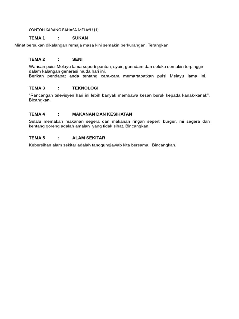 Contoh Tajuk 1 | PDF | Sains & Matematika