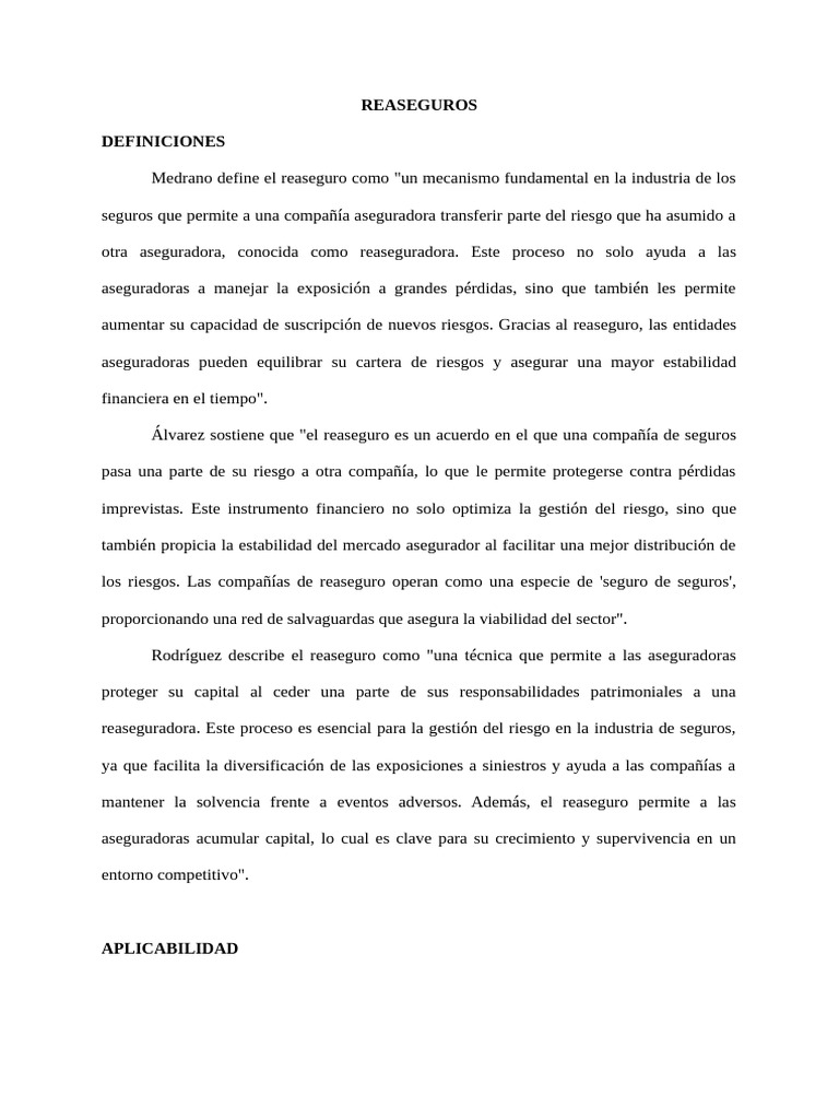 PAE 12 - Reaseguros | PDF | Reaseguro | Seguro