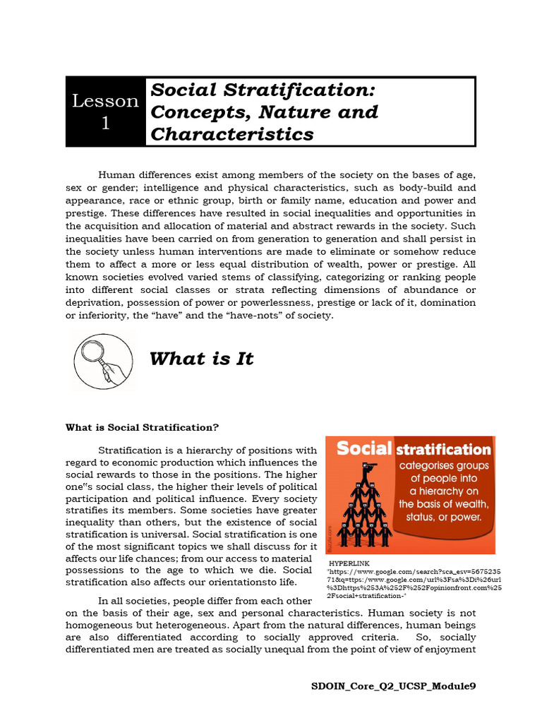 3.-Social-Stratification | PDF | Social Stratification | Social Inequality