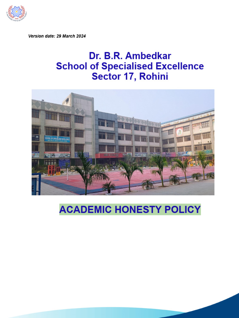 Academic Honesty Policy | PDF | Academic Dishonesty | Educational ...
