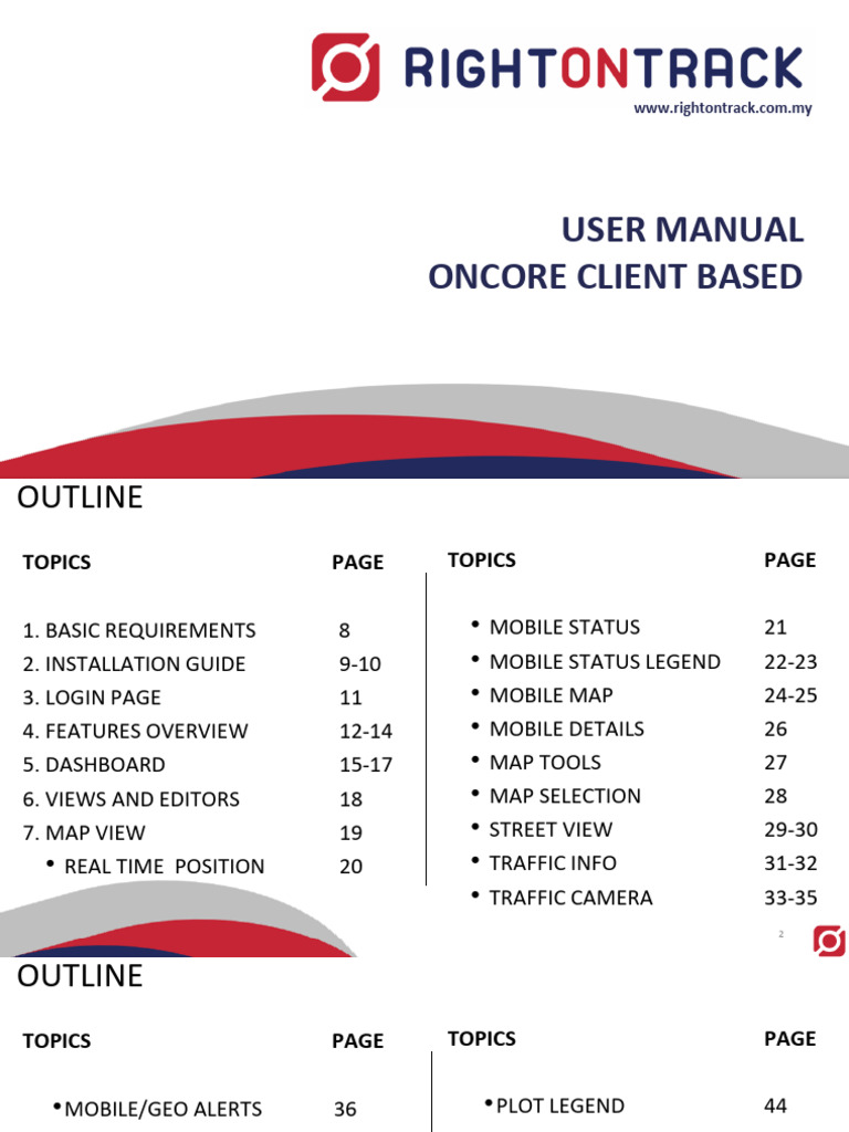 User Manual Oncore Fleet Client | PDF | Windows Xp | Software