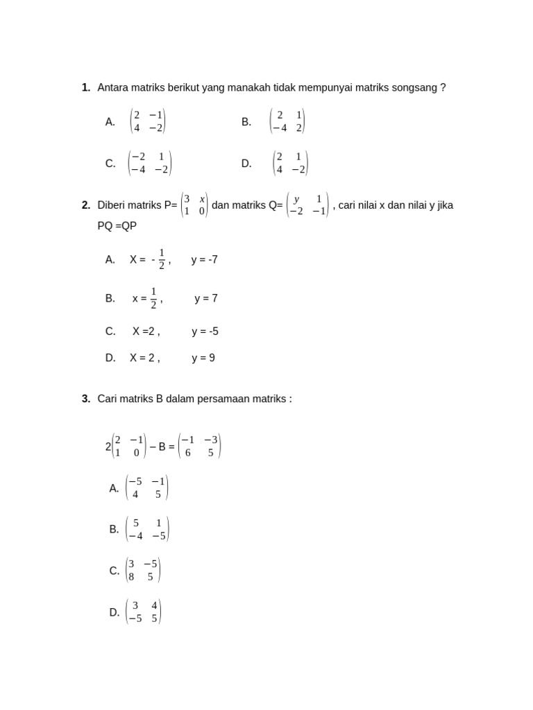 T5 Matematik K1 | PDF