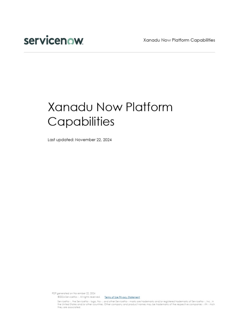 Xanadu Now Platform Capabilities Mid Server 2024-11-22-08-36-31 | PDF | Server (Computing ...