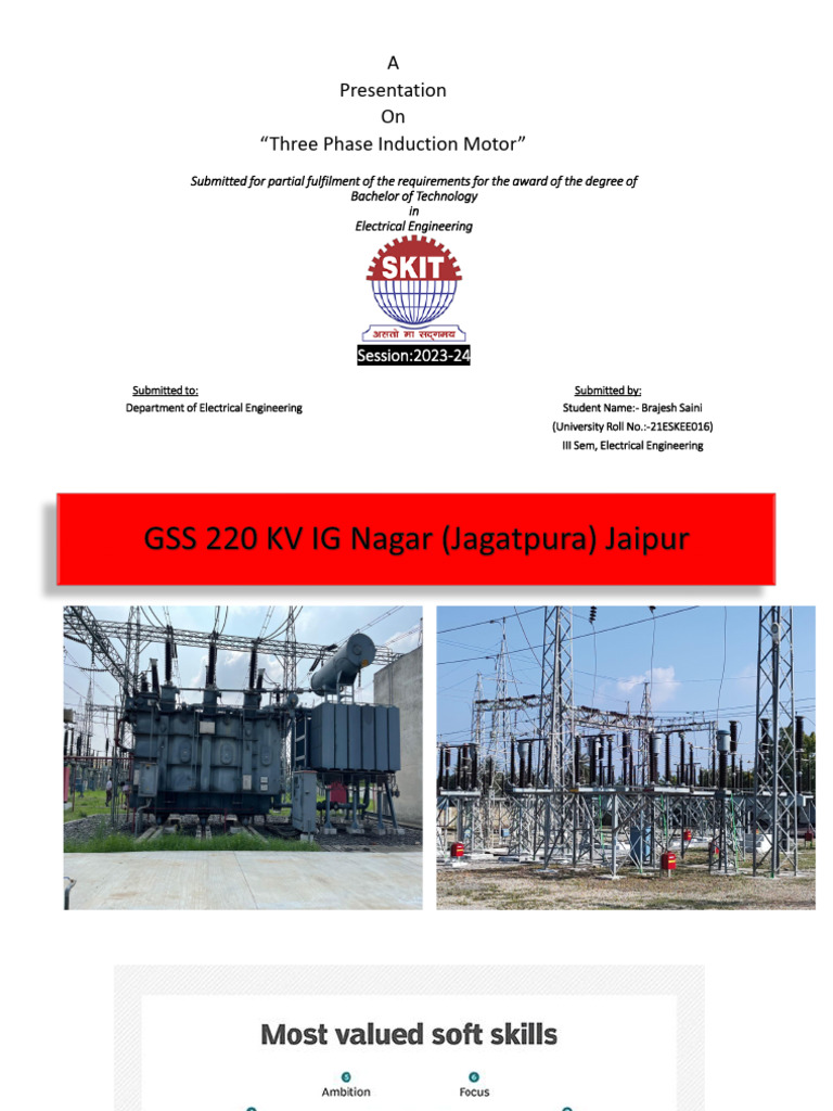 Three Phase Induction Motor | PDF | Electromagnetic Induction ...