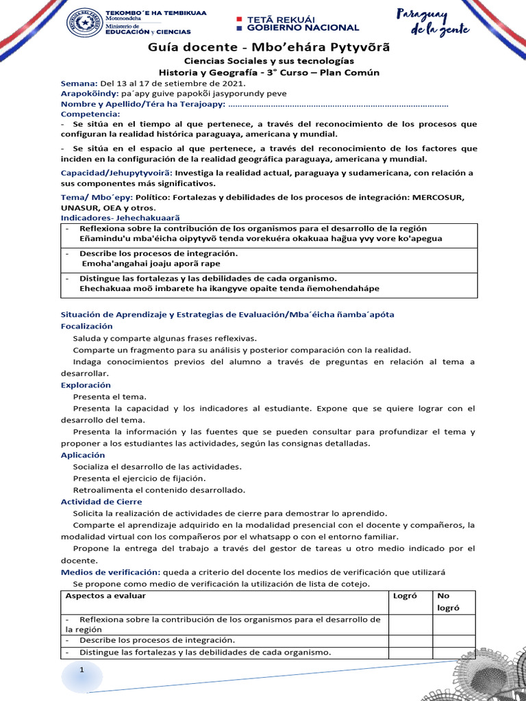 3° HIS GEO D 13 Al17 Set | PDF