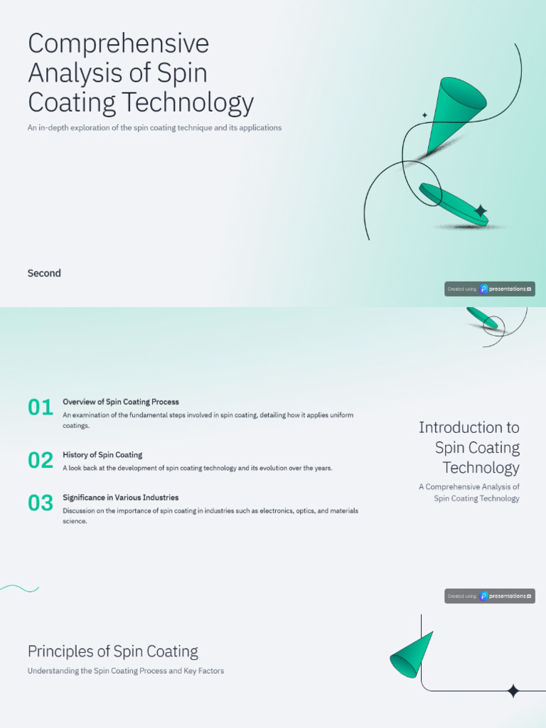 Spin Coating Analysis | PDF