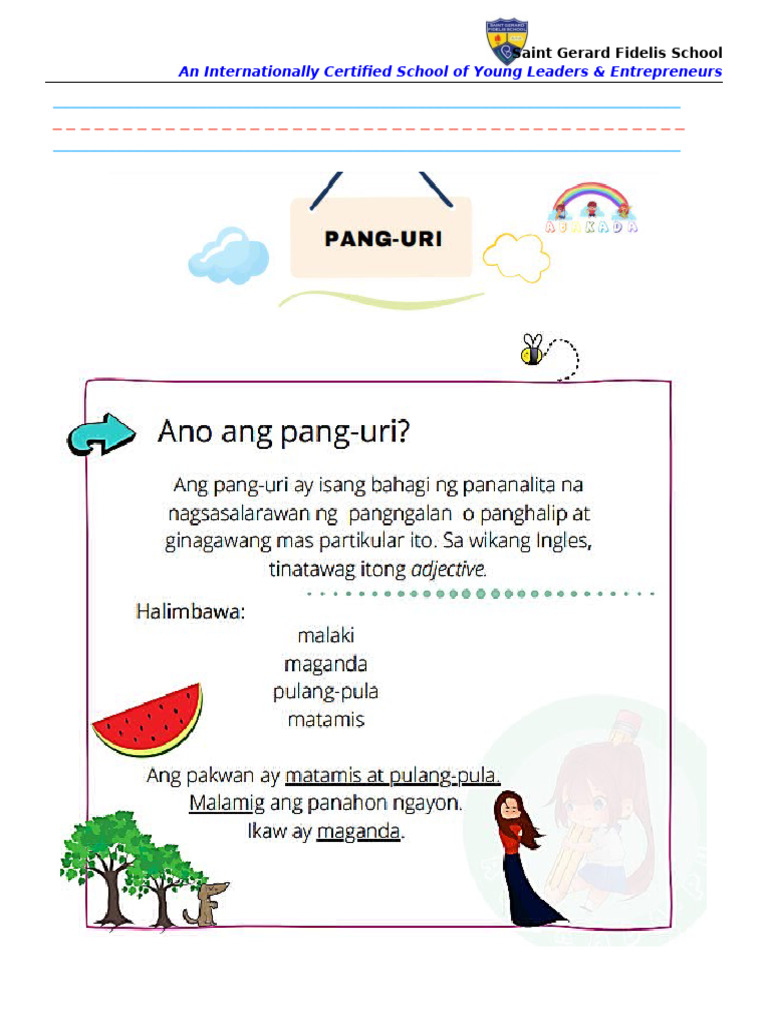 Adjective Exercises for Students | PDF | Self-Improvement