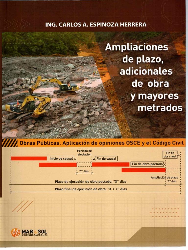 Libro JRC Ampliaciones de Plazo y Adicionales de Obra | PDF