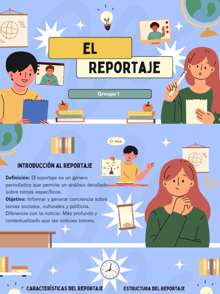 Características y Tipos de Reportaje | PDF | Testimonio