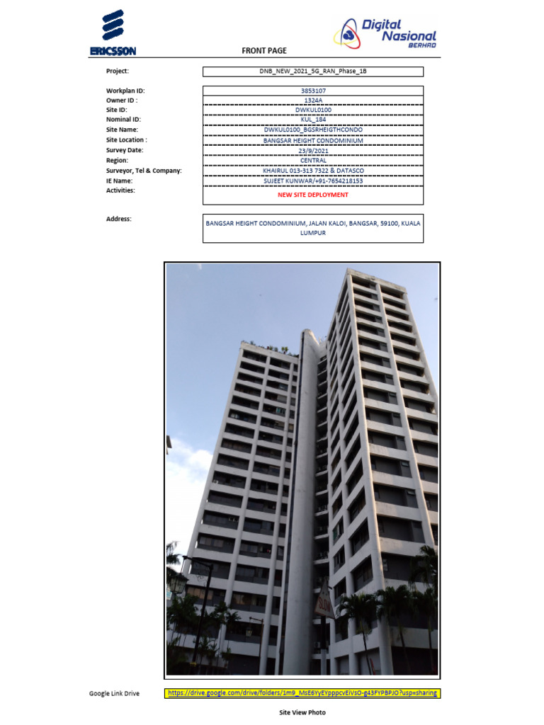 TSSR DNB New 2021 5g Ran Phase 1b Kul 184 Dwkul0100 Bgsrheigthcondo b1 ...