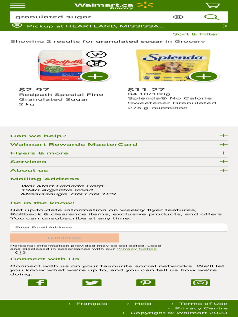 Granulated Sugar Walmart Canada | PDF