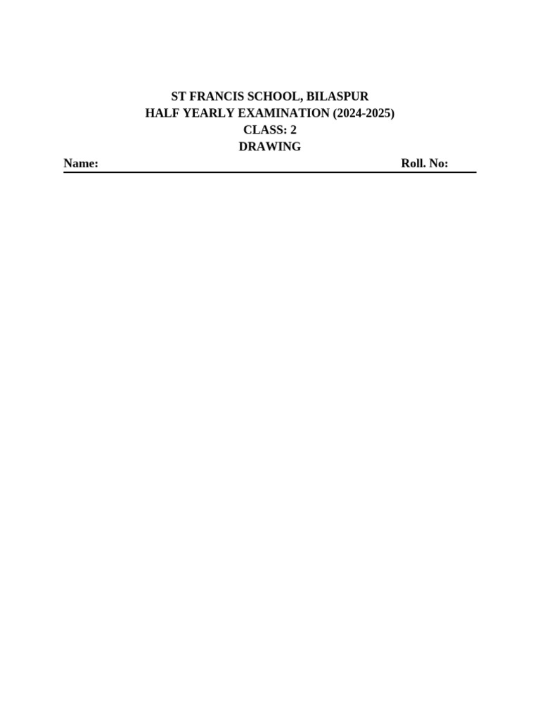 Drawing Class 2 | PDF