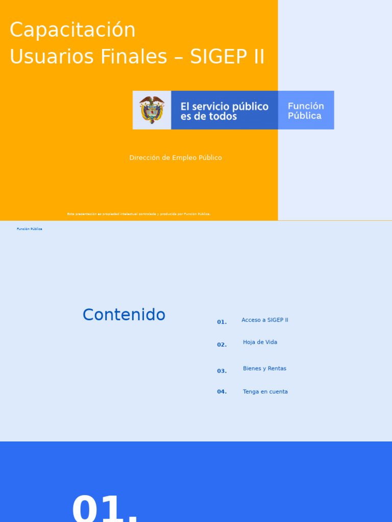 Acceso y Uso de SIGEP II para Servidores Públicos | PDF | Contraseña ...