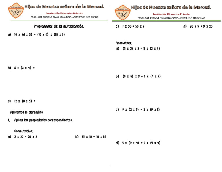 Pra Arit HSLM 3ero 2 | PDF