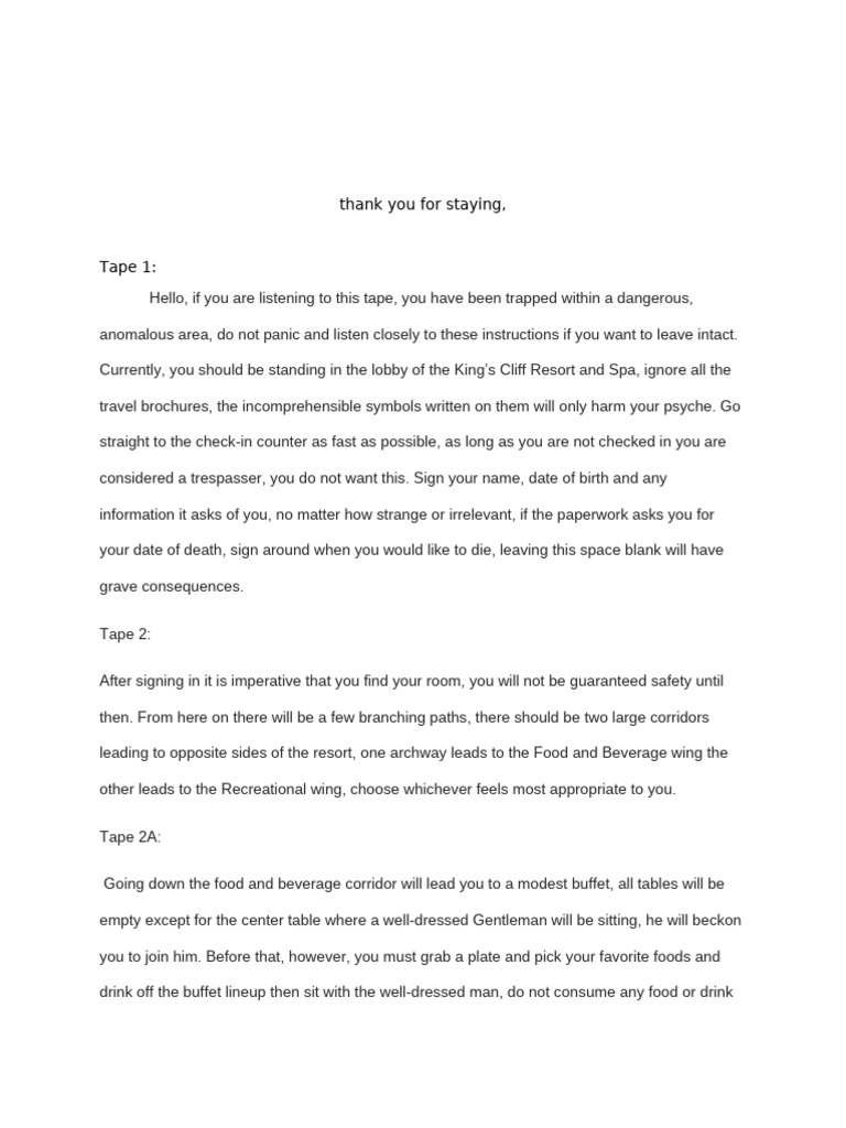 Thank You For Staying Draft | PDF | Self-Improvement